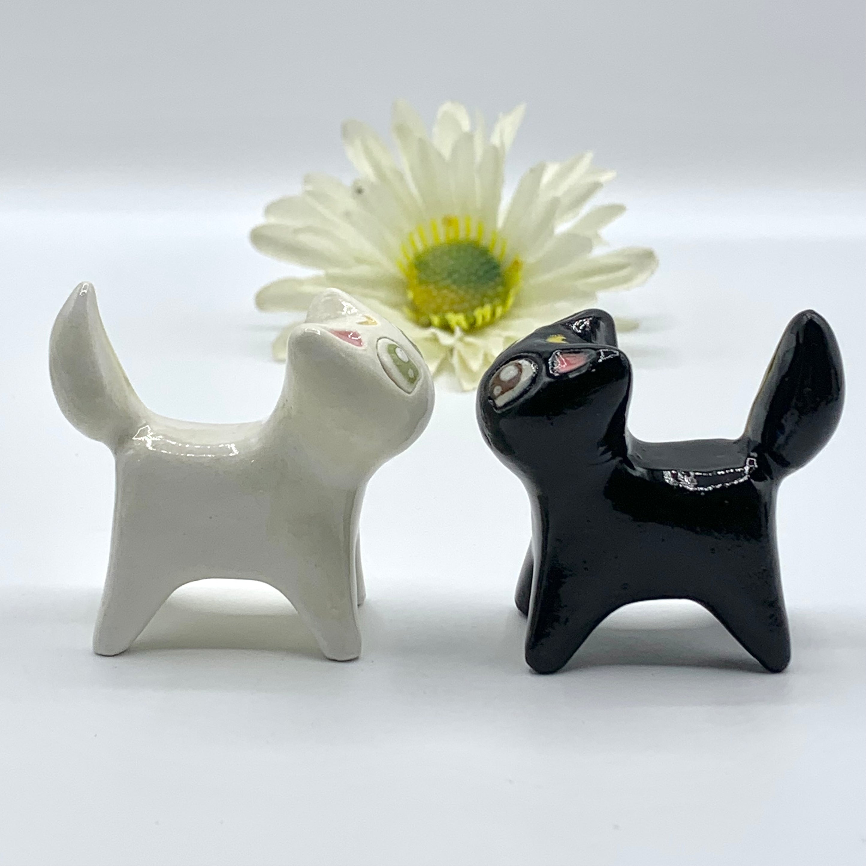 Luna & Artemis Sailor Moon Ceramic Cat Figurine – Amma's Oddments